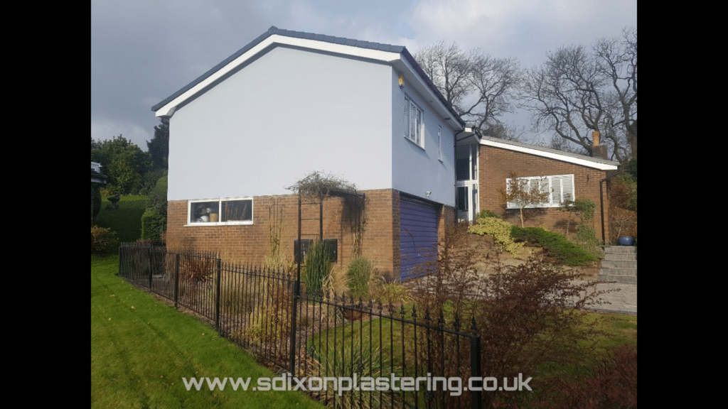 coloured rendering parex/k rend Preston lancashire